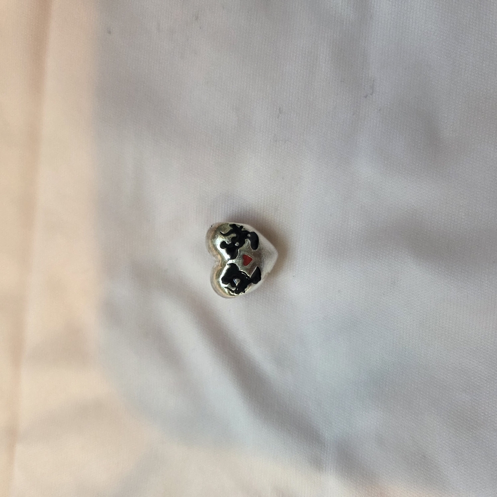 Kissing Mickey And Minnie Pandora Silver Heart Charm … - Gem